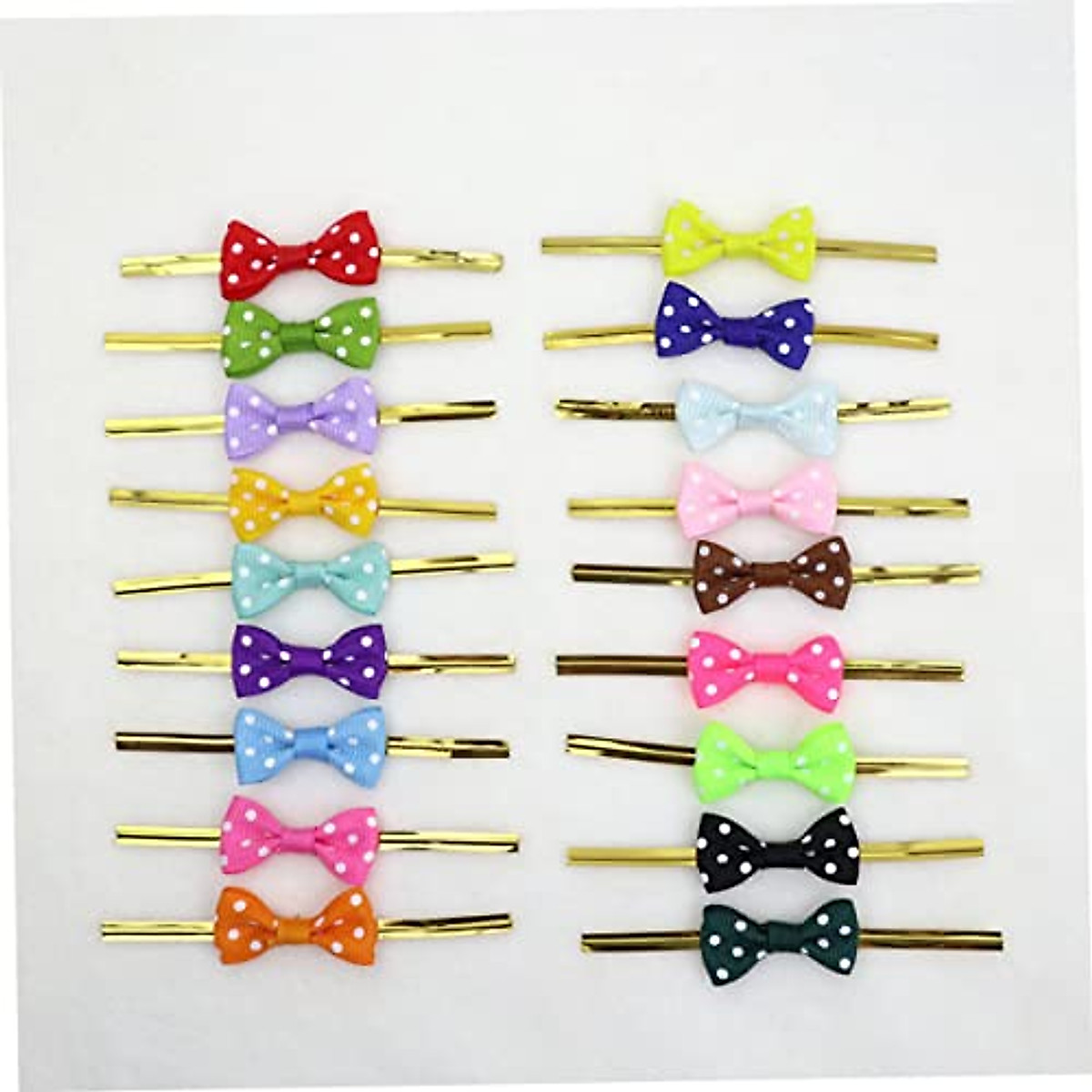 Gift Bag Ties 100pcs Packaging Favor Bag Ties Metallic Cable Bow Ties Food Pack Gift Pack Food Sealing Tie Lollipop Cable Tie Candy Sealing Tape Rosy Lollipops Ties Tie