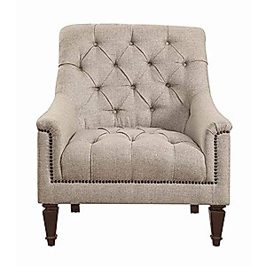Coaster Fabric Loveseat Beige Finish 505643