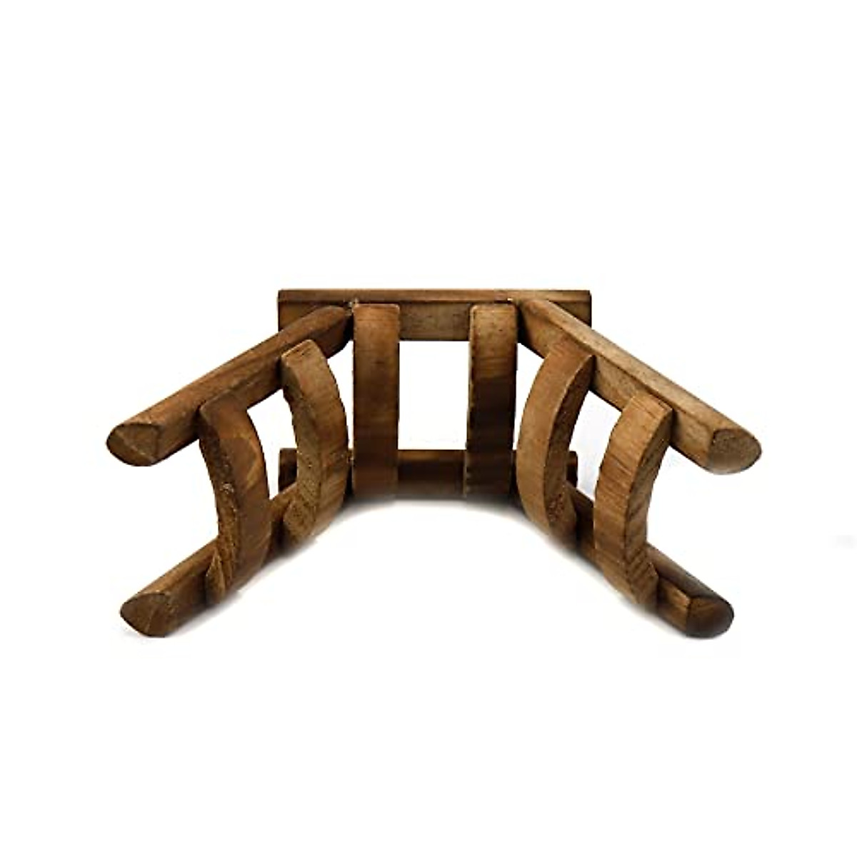 HNGSON Hamster Bridge Toy Small Pets Climbing Ladder Wooden Hamster Chew Toy Exercise Ladder