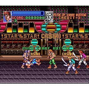 Super Double Dragon (Super Nintendo, SNES) Reproduction Video Game Cartridge