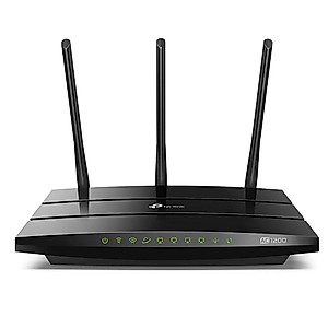 TP-Link AC1200 Gigabit Smart WiFi Router - 5GHz Gigabit Dual Band Wireless Internet Router, Supports Guest WiFi, Black