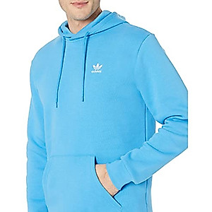 adidas Originals Men's Adicolor Essentials Trefoil Hoodie, Pulse Blue, Small