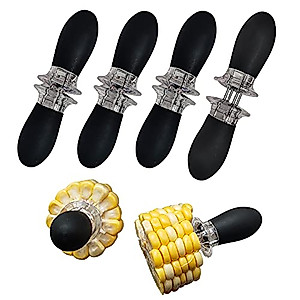 Corn On The Cob Holders,Corn cob Holders Corn Forks Large Corn Cob Holders To Hold Boiled Corn & Roasted Corn Meat Fruit And So On Corn On The Cob Holders Black 5 pairs / 10pcs