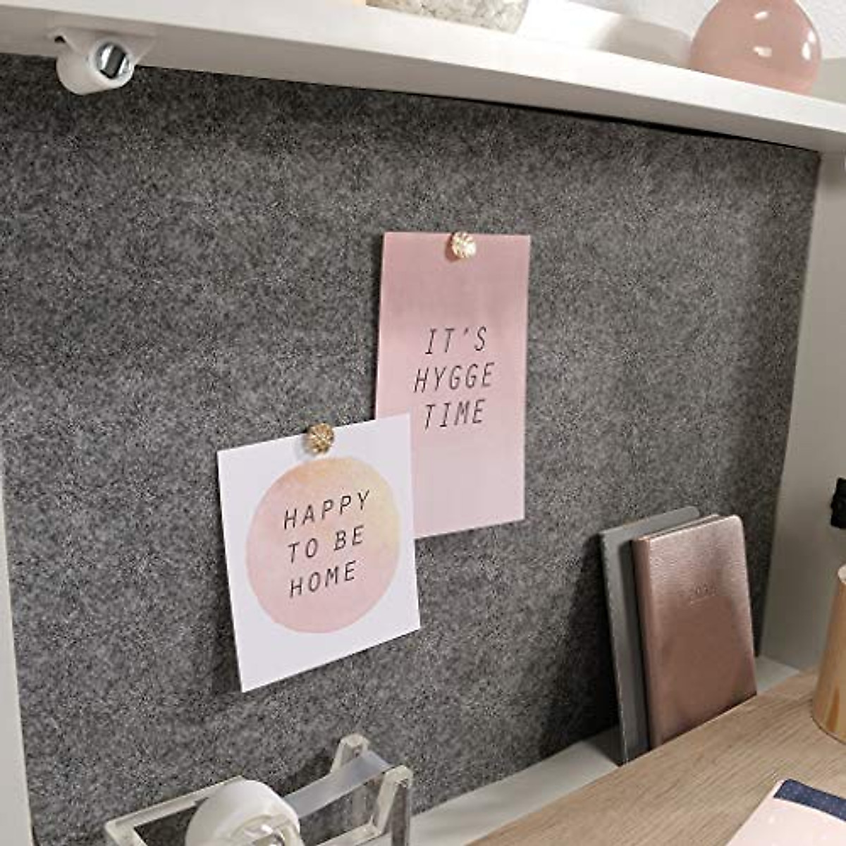 Sauder Anda Norr Wall Desk, White Finish