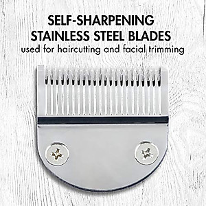 Conair Barber Hair Clippers, Barbershop Series No-Slip Grip 16-Piece Hair Cutting Kit