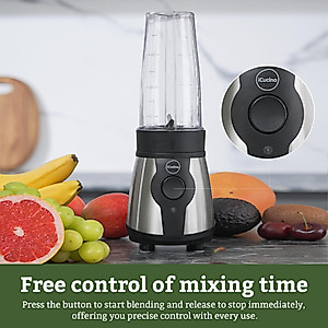 iCucina Personal Blender, Portable Blender For Shakes And Smoothies, Single Serve Blender, 28oz Blender Cups with To-Go Lids