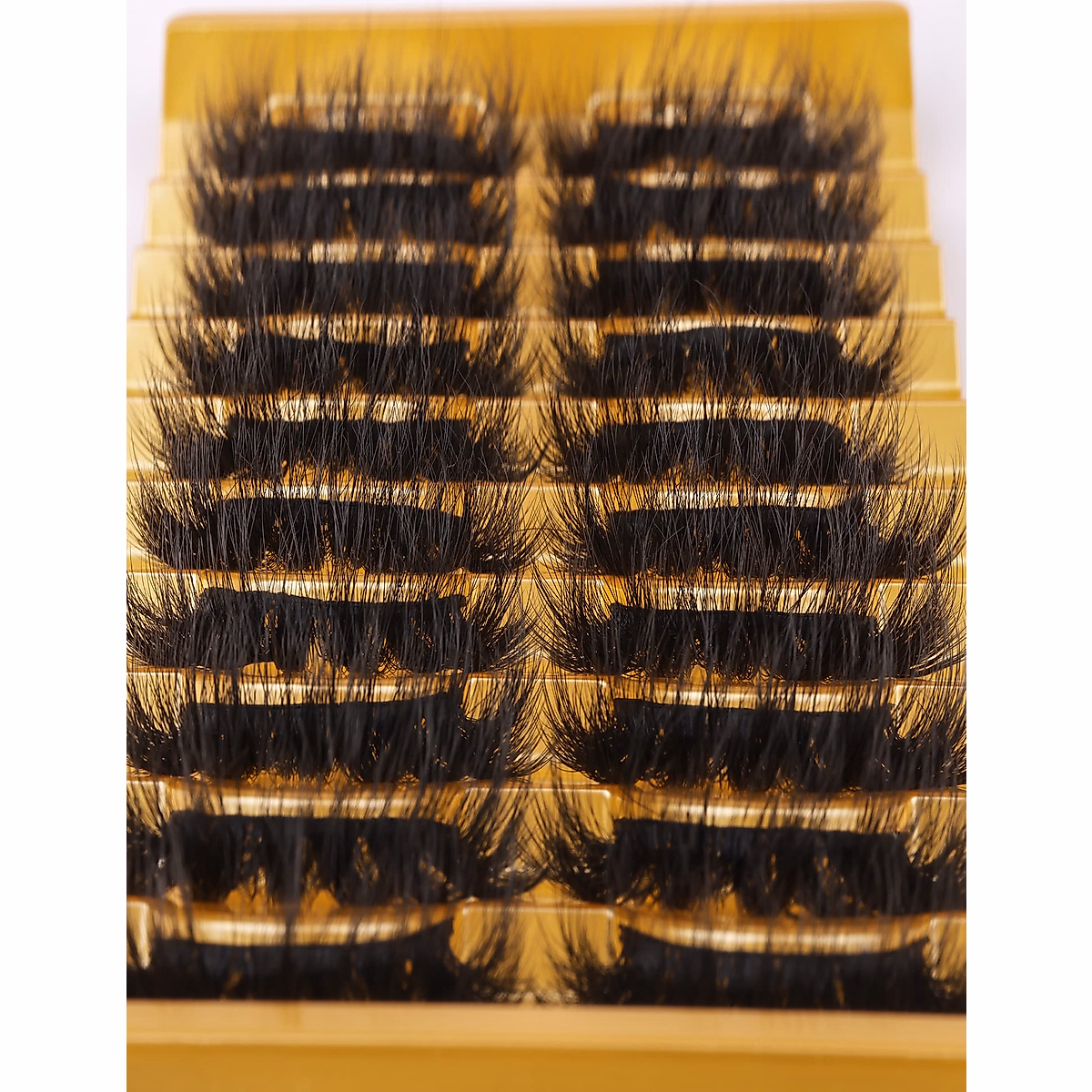 Eyelashes Mink Lashes Fluffy Natural Look Wispy Full Eye Lashes 8D 20 mm Long C Curl Strip Eyelashes Pack 10 Pairs Reusable Fake Eyelashes That Look Like Extensions by GODDVENUS