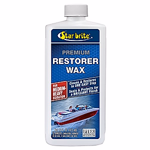STAR BRITE Premium Restorer Wax - For Heavy to Medium Oxidation - 16 OZ (086016)