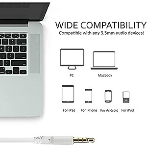 2 Pack-Earbuds Headphones with 3.5mm Plug [MFi Certified] Wired Earphones with Mic, Volume Control Compatible with iPhone,iPad,iPod,Computer,MP3/4,Android and Most 3.5mm Audio Devices