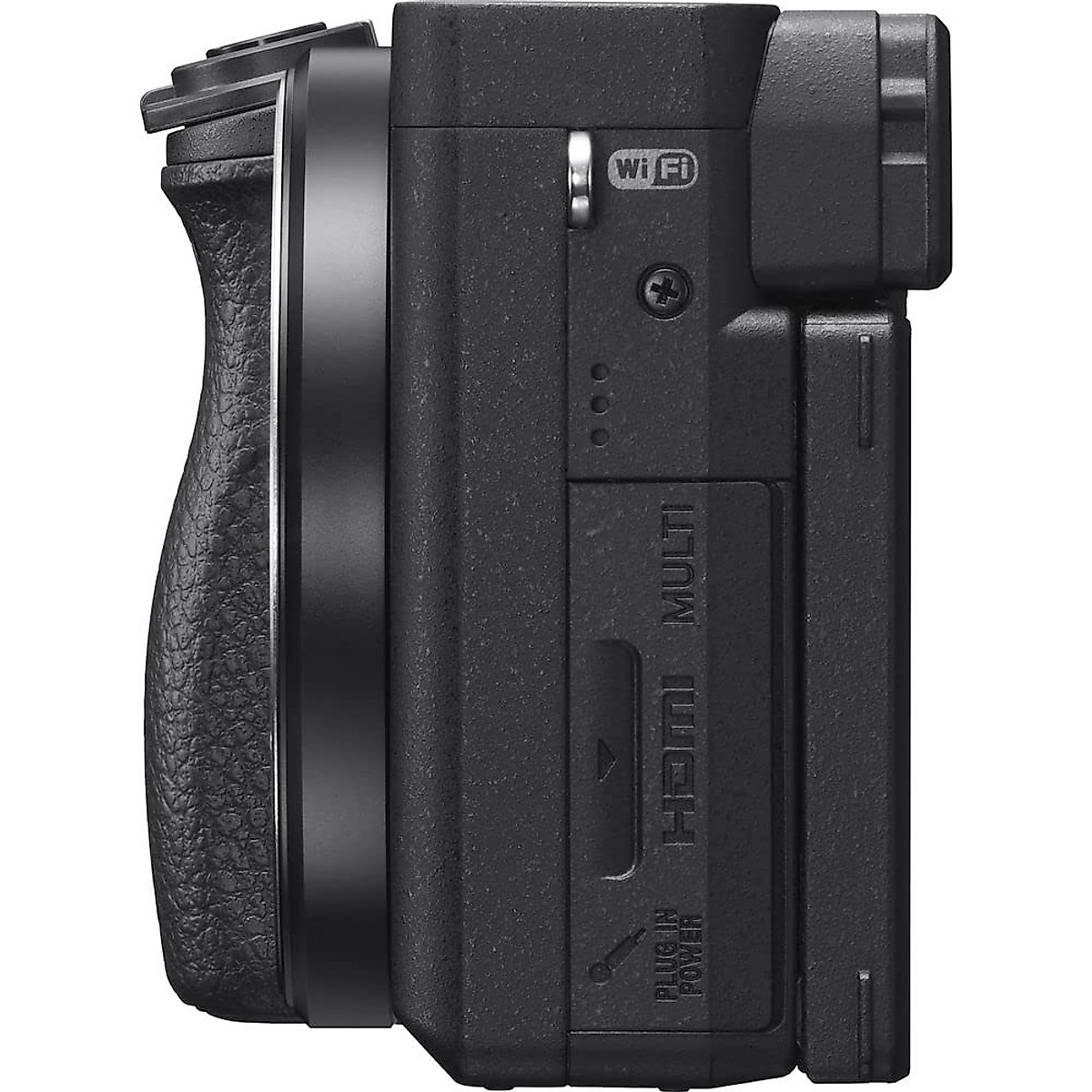 Sony a6400 Mirrorless Camera (ILCE-6400/B) + 64GB Card + Card Reader + Case + Flex Tripod + Hand Strap + Memory Wallet + Cap Keeper + Cleaning Kit (Renewed)