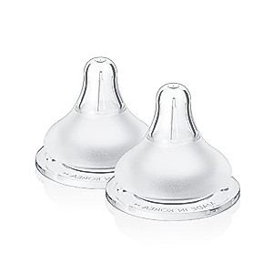 Grosmimi The Easy Baby Bottle Nipple, 2 Counts (Stage4_8m~)