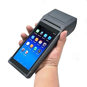 POS PDA Q2i Receipt Printer 58mm High Speed Thermal Printer with Android 8.1, 5.5’’ Touch Screen. Handheld Mobil Point of Sale Tablet. Scan1D barcodes. Support 3G. 1GB RAM + 8GM ROM