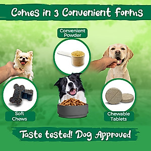 Vital Planet - Hip and Joint Soft Chews for Dogs, with Glucosamine, MSM, and Collagen from Green-Lipped Mussel - 30 Bacon Flavored Soft Chews