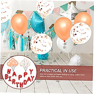 Totority 2 Sets Balloon Alphabet Set birthday balloon arch birthday party supplies birthday wall backdrop gold baloons birthday party balloons banner happy Aluminum film 3d