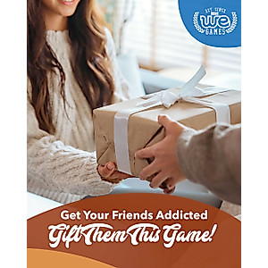 WE Games Shoot The Moon Game, Large 18 inches, Walnut Stained Solid Wood Board with Metal Ball and Rods, Retro Balancing Game for Family and Bar