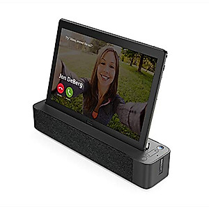 Lenovo Smart Tab P10, 10.1" Alexa-Enabled Android Smart Device Tablet, Octa-Core Processor, 1.8GHz, 32GB, Dual Glass Design, 4 Speakers, Charging Dock incl, Android Oreo, ZA440145US, Aurora Black