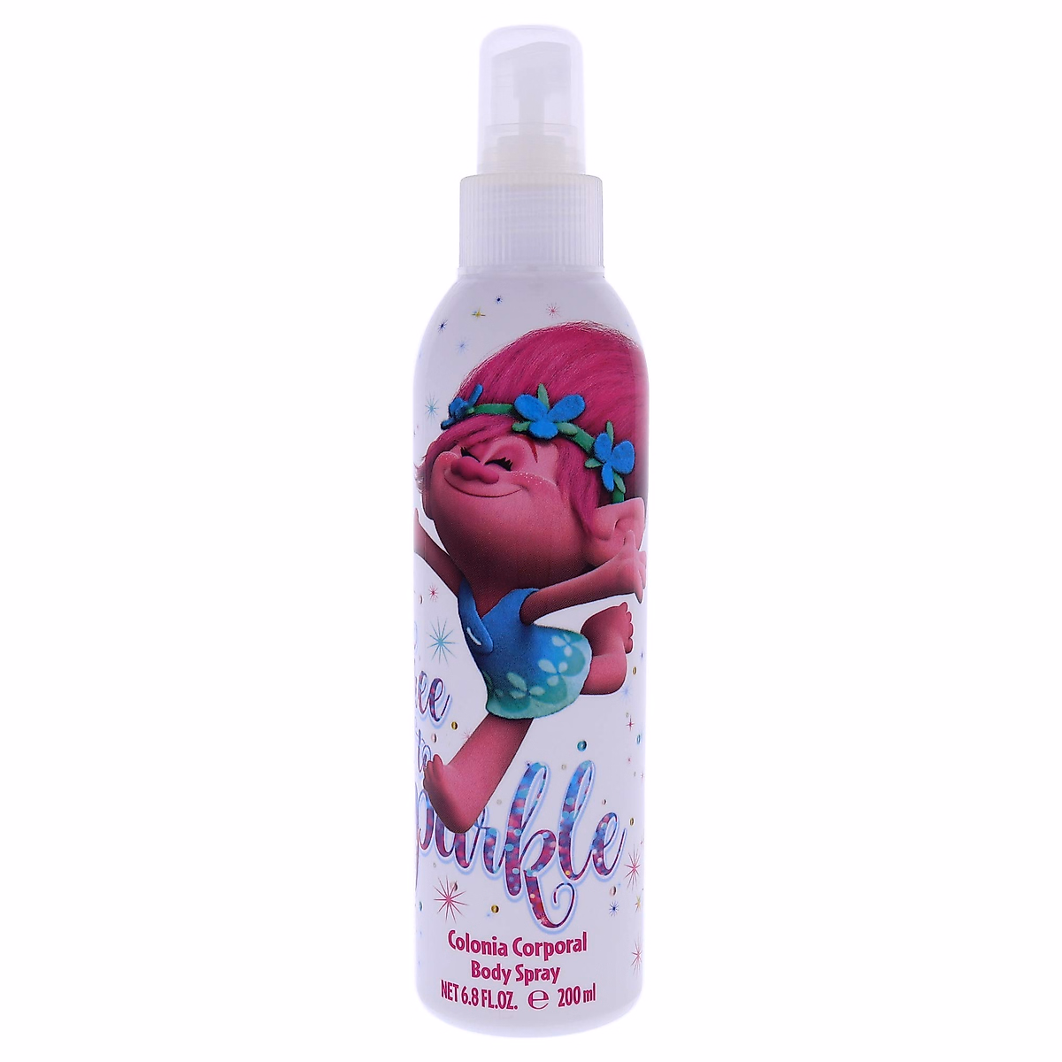 DreamWorks Trolls Free To Sparkle for Kids - 6.8 Oz Body Spray, multicolor (I0087368), glitter body spray