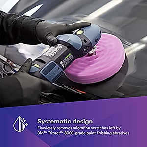 3M Perfect It 1 Step Finishing Material, 33040, Rubbing Compound, Machine Polish, Surface Buffing, 1 Gallon, 4/Case​, Purple