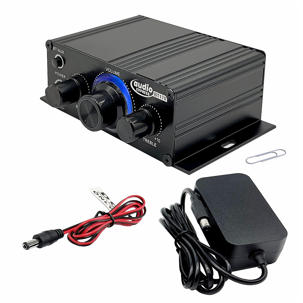 Audio Express BT170 Mini 40 Watt Digital Bluetooth Audio Amplifier Includes 12VDC Power Supply