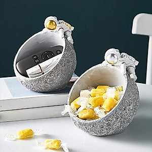 Glass Vase Astronaut Glass Planter Astronaut Ornaments Creative Desktop Flower Vases for Home Garden Wedding Decor - Golden