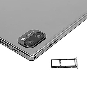 Jopwkuin Tablet, 2 in 1 USB C Fast Charging 100‑240V Support 10. 1 Inch Tablet for Work for Android 12 (US Plug)