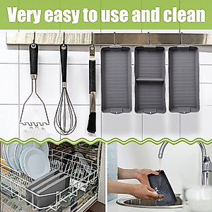 ZIP STANDING Nonstick Bakeware Set, New large size Cake Silicone Sheet Pan, baking pan dividers, Suitable for oven, air fryer to simplify cooking, Safe to use and easy to clean.