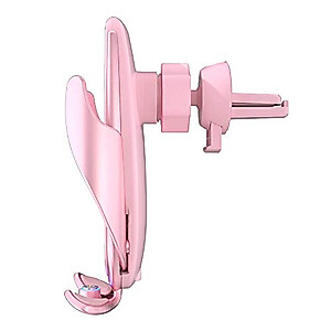 MEIMFY Wireless Car Charger Mount,Auto Clamping Air Vent Phone Holder for Car,New Upgraded Model,15W Qi Fast Charging/Magnetic DC Charging for All Mobile Phones,iPhone,Samsung,Pixel