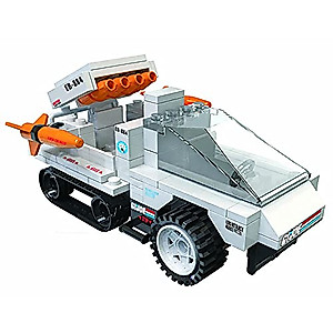 GI Joe Snowcat Military Vehicle Toy Construction Set, Building Kit (150 Total Pieces)