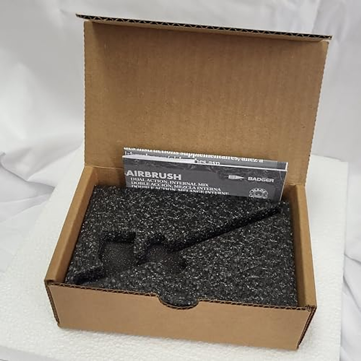 Badger Air-Brush Co. Sotar 2020-2F Large Gravity Feed Fine Airbrush, Black