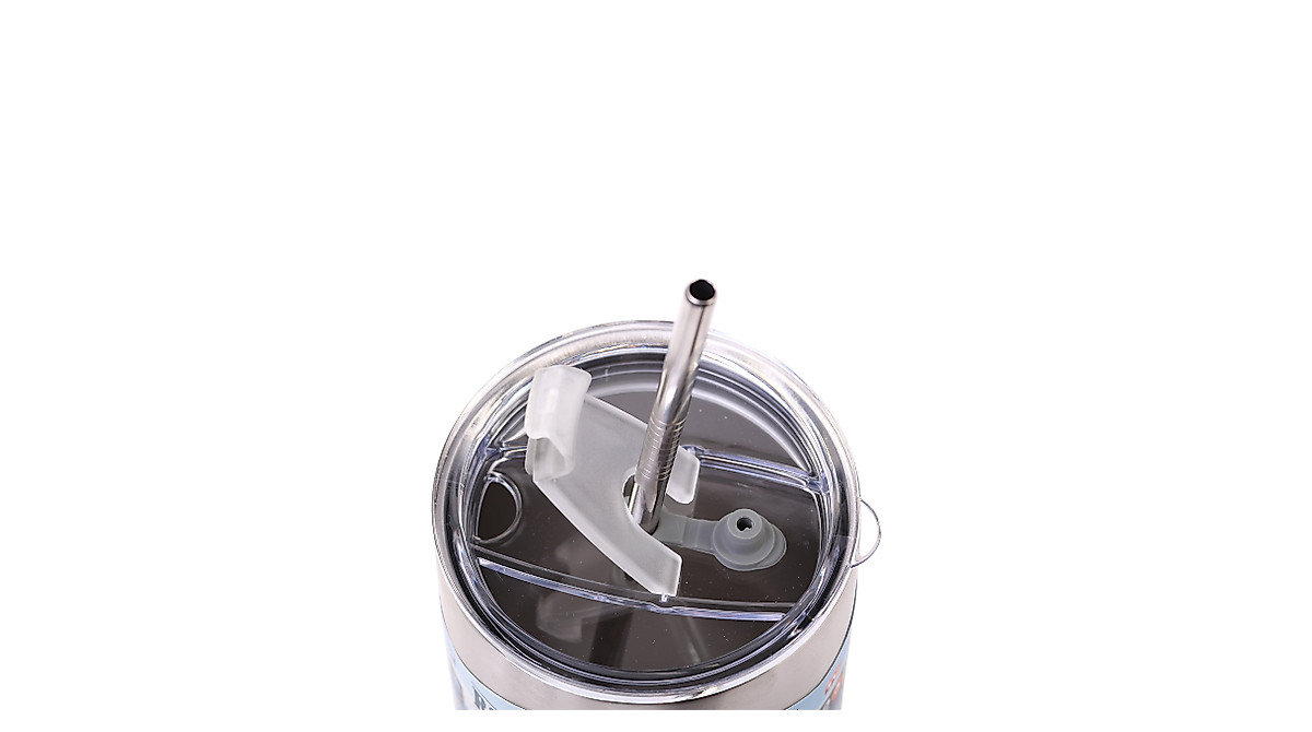 4 WIDE Stainless Steel Straws & Lid for 30 oz Yeti Tumblers | CocoStraw