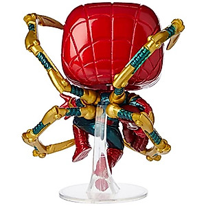 Funko Pop! Marvel: Avengers Endgame - Iron Spider with Nano Gauntlet, Multicolor (45138),3.75 inches