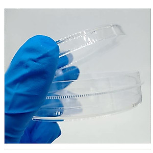 Othmro 10Pcs Plastic Petri Dishes with Lid, 4.72x0.79inch Bioresearch Petri Dish, Round Lab Petri Dishes, Culture Dishes for Culturing Cells Science Projects Seeding Storage Biological Themed Party