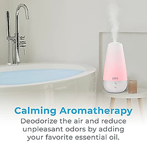 Pure Enrichment® PureSpa™ XL 3-in-1 Cool Mist Humidifier, Essential Oil Diffuser & Mood Light - 2L Tank Provides Powerful Mist Coverage up to 350 sq ft in Bedroom, Office & Large Rooms
