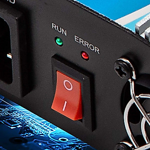 VEVOR Grid Tie Solar Inverter, 1000W MPPT Power Inverter, 50/60 Hz Solar Grid Tie System, Grid Tie Inverter, DC10.8-30V Input to AC90-140V Output Wind Turbine Grid Tie Inverter for Solar Panel System