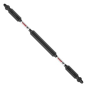 BOSCH ITDEP2R2601 1-Piece 6 In. Phillips/Square #2 Impact Tough Double-Ended Screwdriving Bit