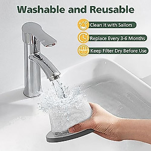 8 PACK 2033 Replacement Filter Compatible with Bissell Featherweight Stick Lightweight Bagless Vacuum Cleaner 20331, 20333, 20336, 20339, 2033M,8 Mesh Filter 8 Foam Filters, Replace Part # 1611508