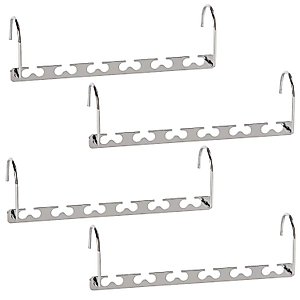 GEFTOL Space Saving Hangers Metal Hanger Magic Cascading Hanger Closet Clothes Organizer(4 Pack)