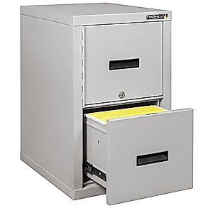 Fire Resistant File Cabinet - Light weight, fire rated, One file drawer & safe