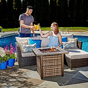 Aiden Brown 30” Square Gas Fire Table