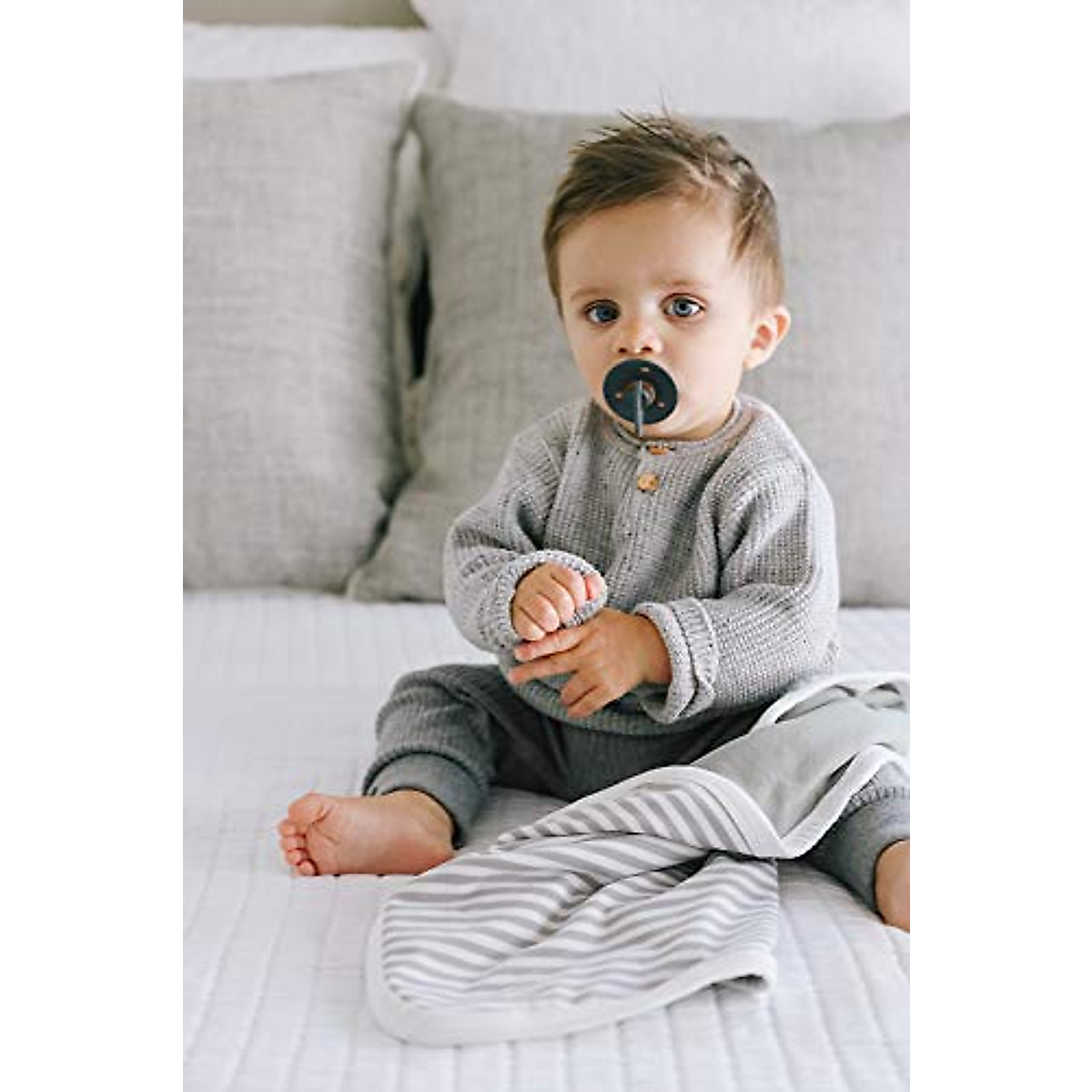 Copper Pearl Baby Security Blanket Set of 2 - Portable Size for Self-Soothing On-The-Go, Ideal Baby Blankets for Boys and Girls, Ultra-Soft, and Gift-Ready Loveys - Everest