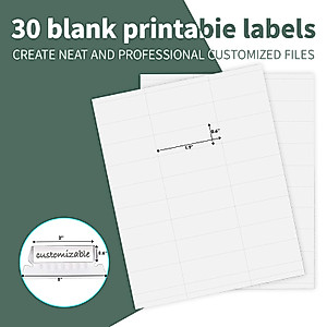 HERKKA Extra Capacity Hanging File Folders, 30 Pack Reinforced Hang Folders with Heavy Duty 3 Inch Expansion, Designed for Bulky Files, Medical Charts, Letter Size, Green