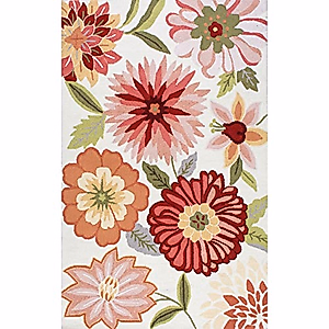 nuLOOM Palm Springs Hand Tufted Area Rug, 7' 6" x 9' 6", Pink