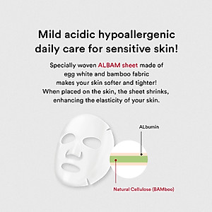 Abib Mild acidic pH sheet mask Heartleaf Fit 30ml (10pcs)