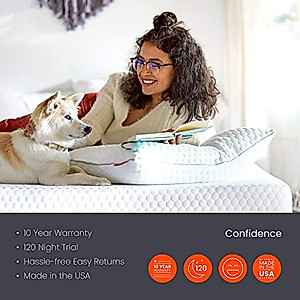 Layla The Essential Mattress 9 in | CertiPUR-US Certified Memory Foam | Get Improved Airflow with a Luxurious Feel | Fits All Sleeper Types | 10 Year Limited Warranty (Queen)