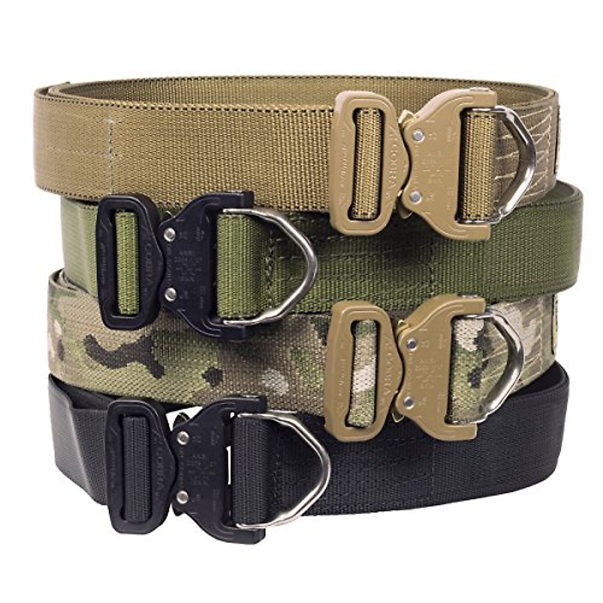 Elite Survival Systems Cobra Rigger's Belt with D Ring Buckle (Coyote Tan, Medium)