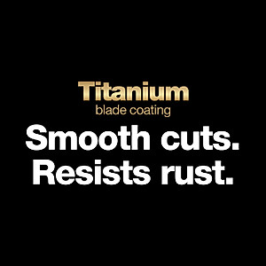 Fiskars 01-004244J Premier Softgrip Titanium Straight Adult Scissors, 8 Inch, Orange