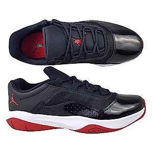 Nike Air Jordan 11 CMFT Low Black White Gym Red Shoes DM0844-005 - Size Men's 12 US
