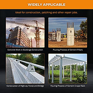 BEAMNOVA Electric Concrete Vibrator Handheld 11000 Vibration Per Minute 2HP with Shaft of 14-3/4 Feet