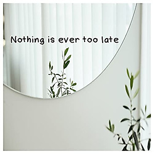 Wall Post Mirror Post Black Positive Quote Mirror Post is Suitable for Bathroom Mirror Office Bedroom Living Room Decoration (3)