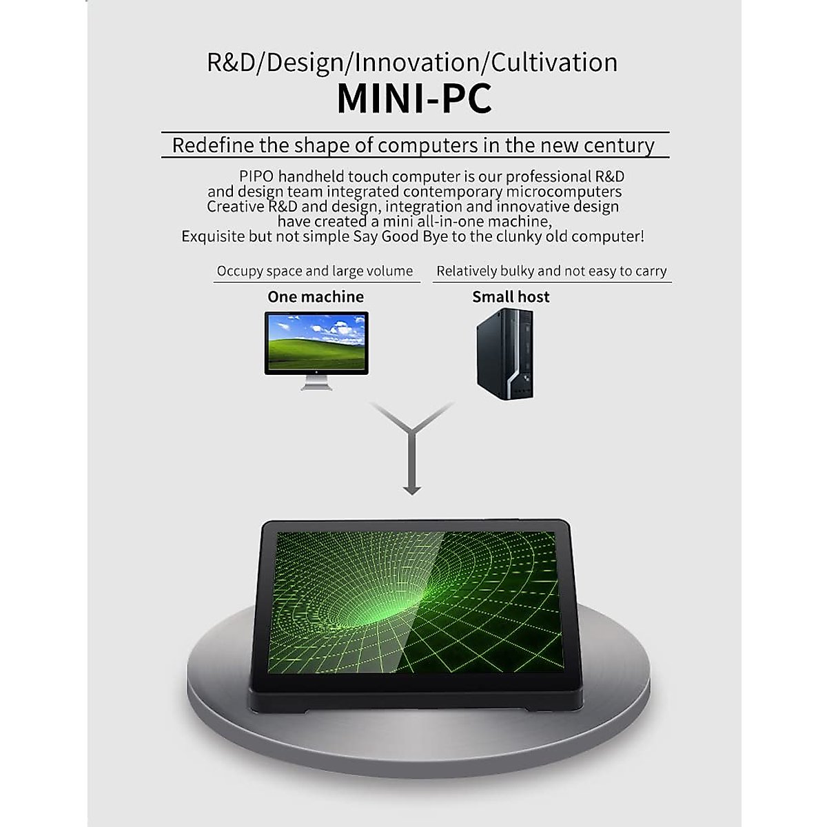Pipo PiPO X8 PRO Mini PC Tablet Computer Windows 10 OS 64 Bits 3G RAM 64G ROM Dual Core Mini Computer N4020